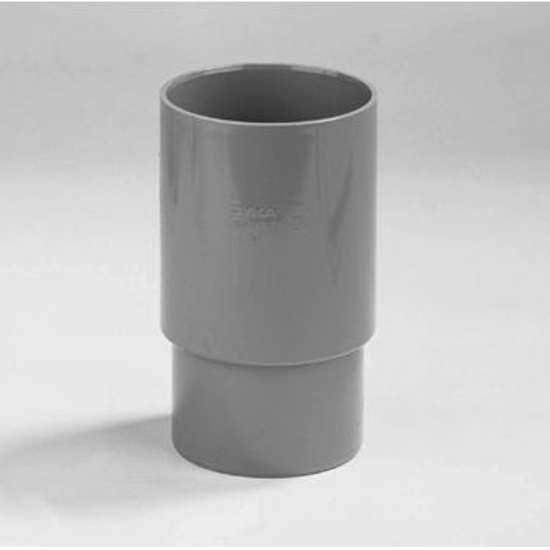 Verbindingsmof 1x mof 1x spie PVC grijs 80mm Bouwsales.nl