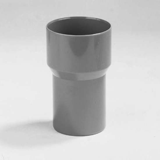 Dyka Verbindingsmof verloop PVC grijs 80 x 70mm Bouwsales.nl