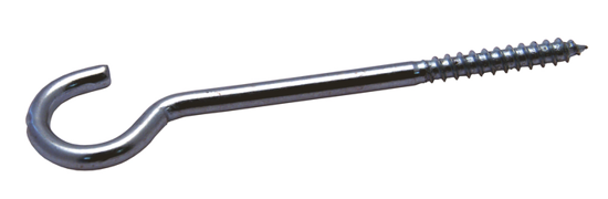 Schroefhaak met kleine haak verzinkt HD 4 x 58/80mm Bouwsales.nl
