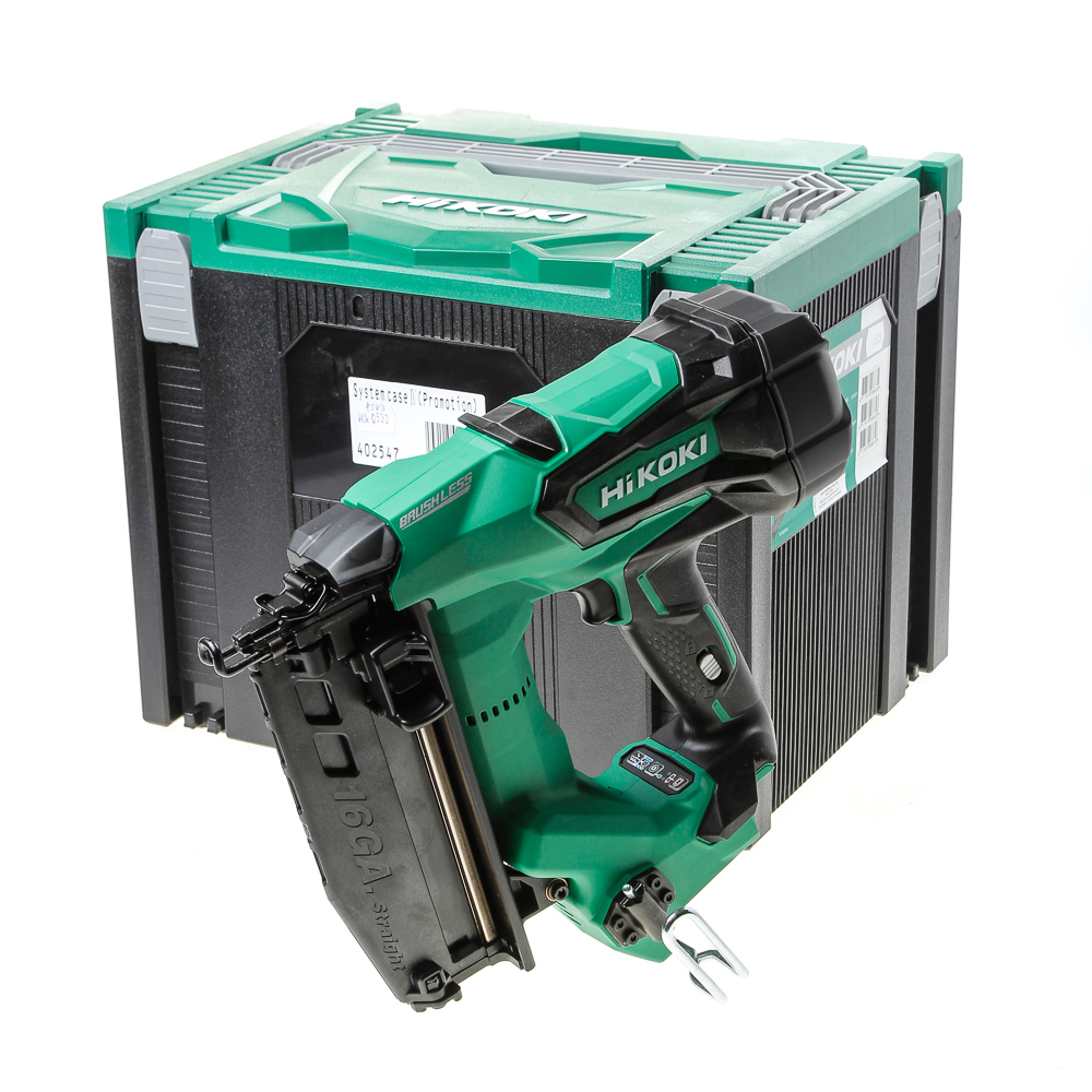 HiKOKI accu-sppijkerapparaat NT1865DBSL W2, 18V, 16 gauge, exclusief ...