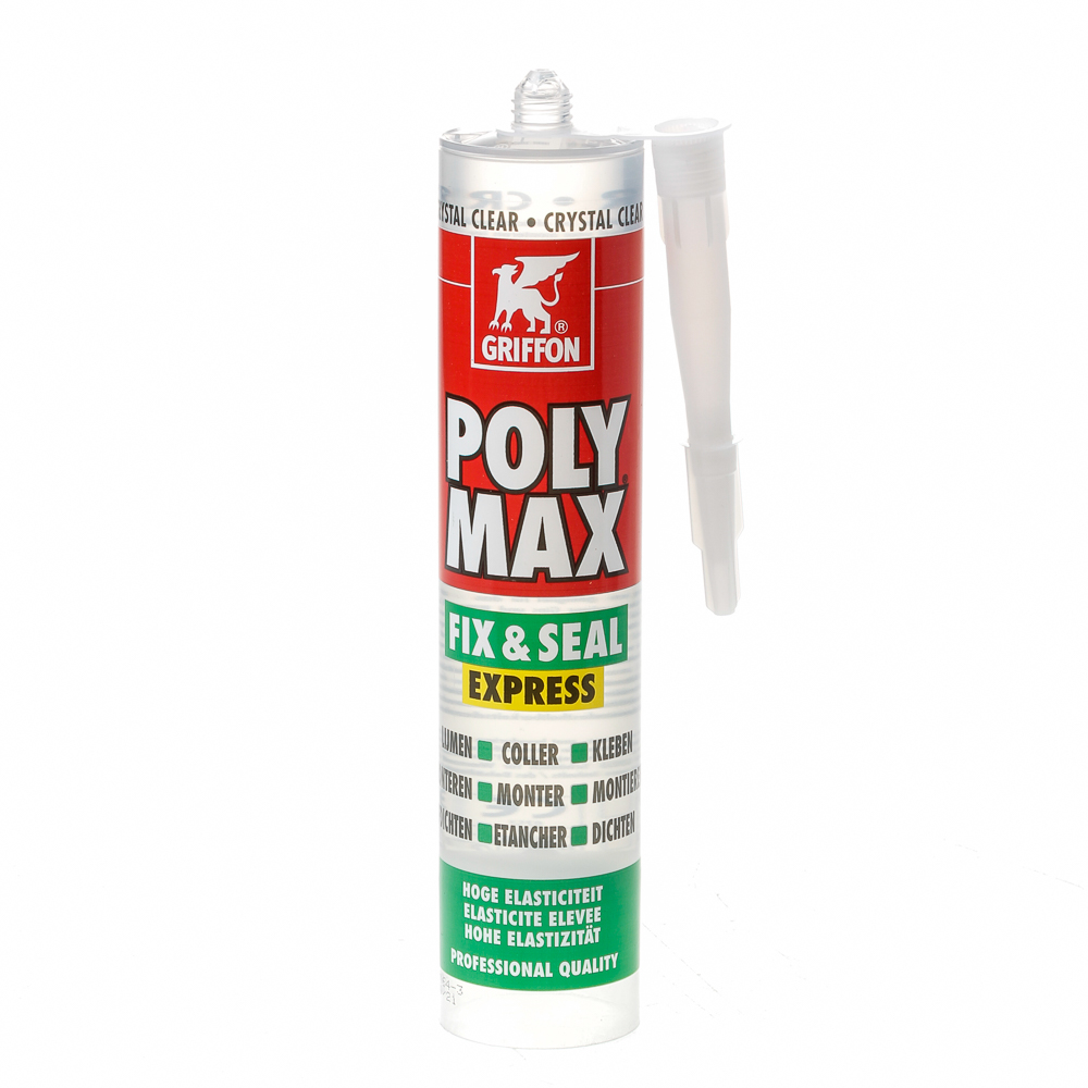 Bison Polymax expr montagekit crystal clear 290ml Bouwsales.nl