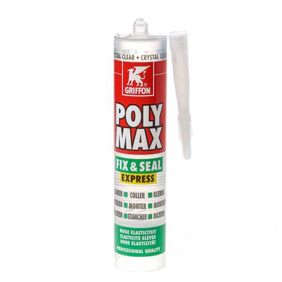 Bison Polymax expr montagekit crystal clear 290ml Bouwsales.nl
