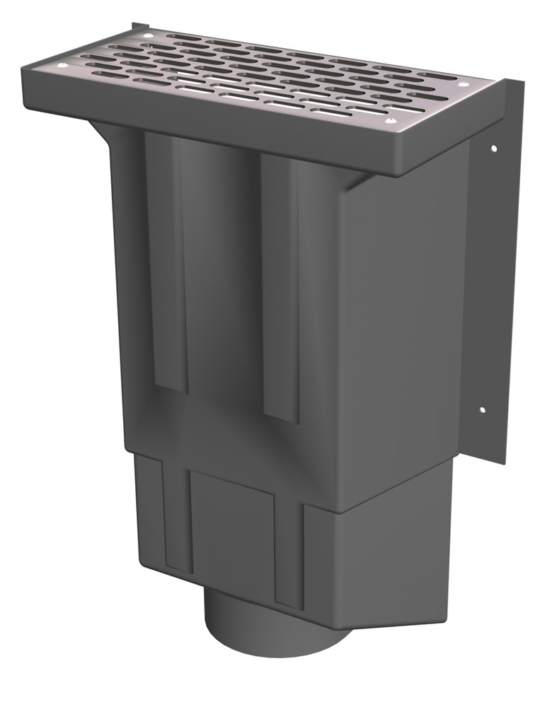 Ventilatiebak koekoek T175 met rvs rooster Bouwsales.nl