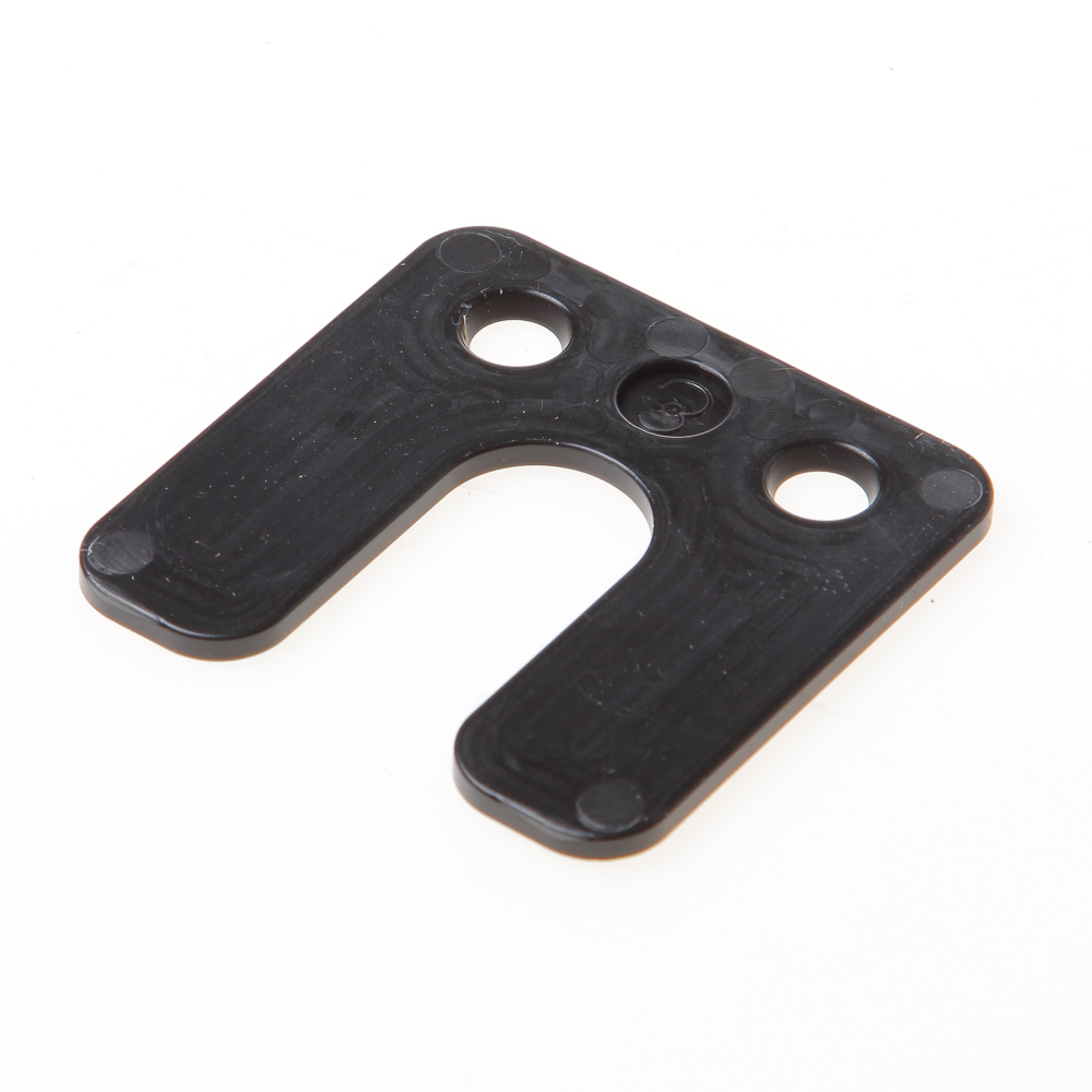 GB Drukplaat met sleuf zwart kunststof 70 x 70 x 3mm 34743 Bouwsales.nl