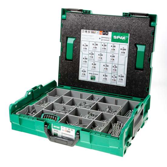 Spax assortimentsbox L-boxx T-star. Bouwsales.nl